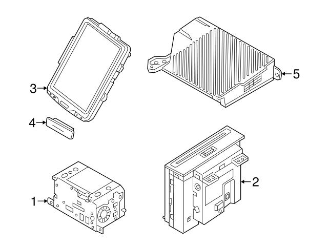 Genuine Volvo 36011716 Radio Amplifier | 36010415