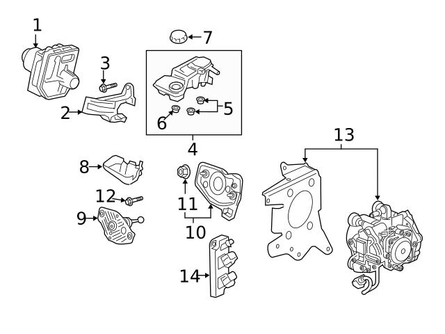 Genuine Volvo 36011717 Brake Master Cylinder | 36010527 36011609