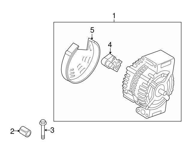 Genuine Volvo 36012382 Alternator - Volvo | 36000209