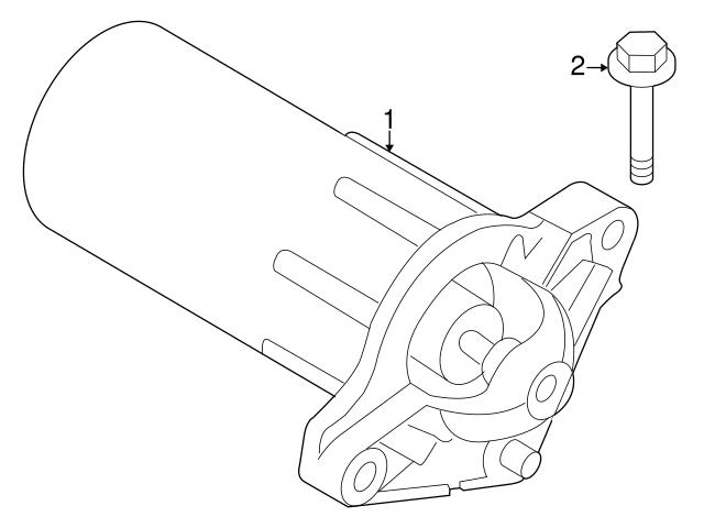 Genuine Volvo 36012434 Starter - Volvo