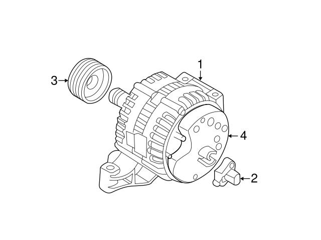 Genuine Volvo 36012619 Alternator - Volvo | 36001341