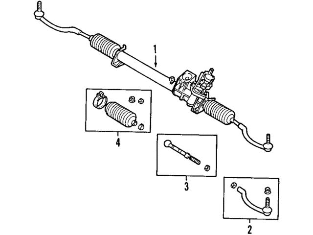 Genuine Volvo 36050011 Rack & Pinion Complete Unit - Volvo