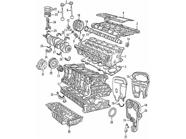 Genuine Volvo 36050460 Cylinder Head | 8602635