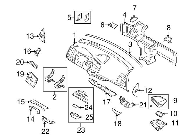 Genuine Volvo 39833635 Speaker Cover - Volvo