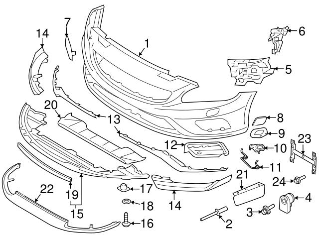 Genuine Volvo 39834753 Spoiler; Right - Volvo