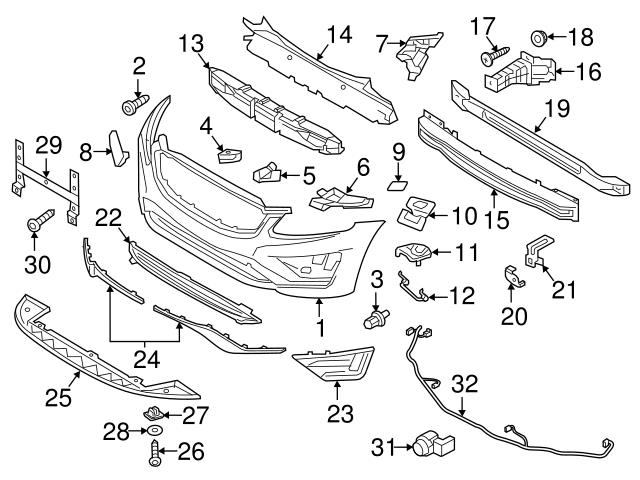 Genuine Volvo 39834778 Tow Eye Cap - Volvo | 39822496