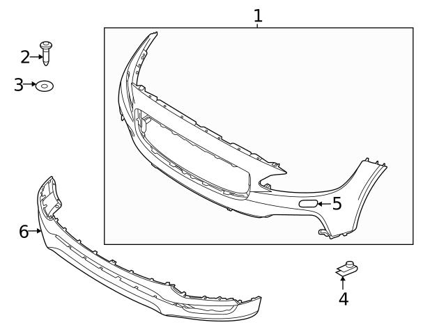 Genuine Volvo 39839830 Headlight Washer Cover; Left - Volvo