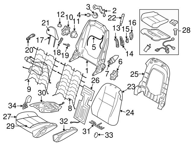 Genuine Volvo 39850751 Interior Door Handle Trim; Left, Right - Volvo