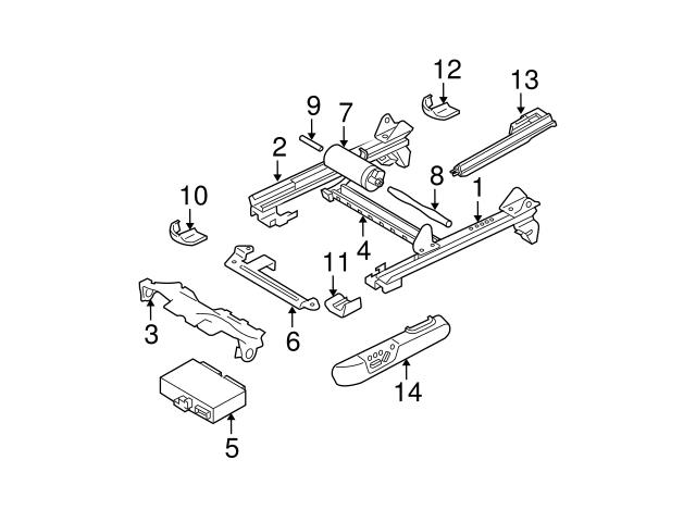 Genuine Volvo 39866794 Seat Track Cover; Right - Volvo | 39866793