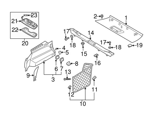 Genuine Volvo 39870901 Door Sill Plate; Rear - Volvo