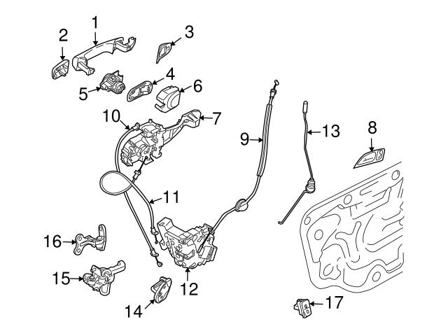 Genuine Volvo 39879658 Door Handle, Exterior - Volvo
