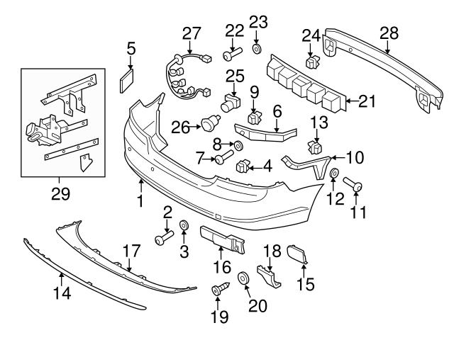 Genuine Volvo 39886785 Parking Aid Sensor; Right - Volvo