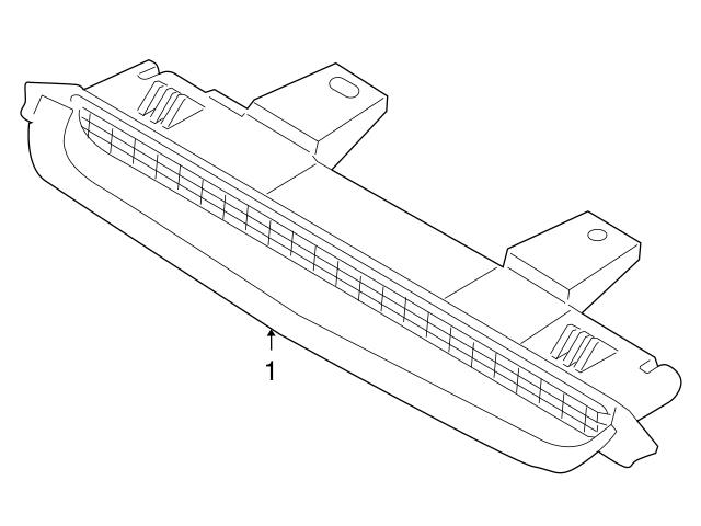 Genuine Volvo 8620290 Center High Mount Stop Light - Volvo