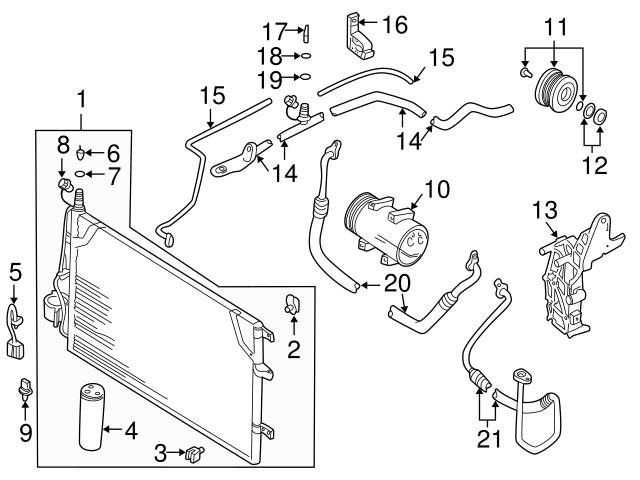 Genuine Volvo 8623263 A/C Refrigerant Hose - Volvo