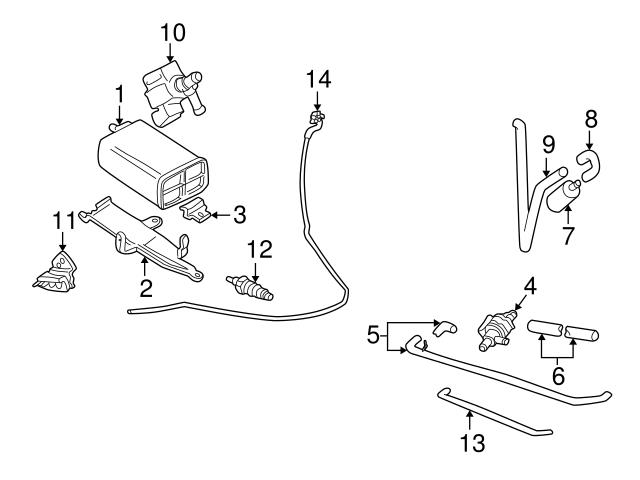 Genuine Volvo 8627750 Oxygen Sensor; Front - Volvo