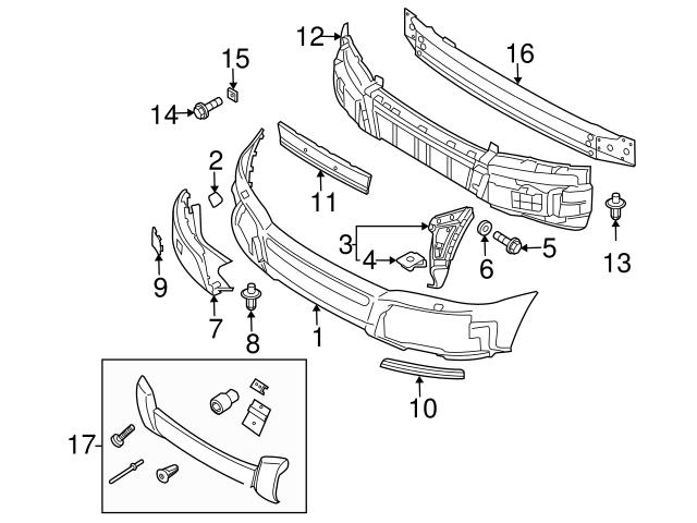 Genuine Volvo 8648336 Bumper Corner Cover; Left - Volvo