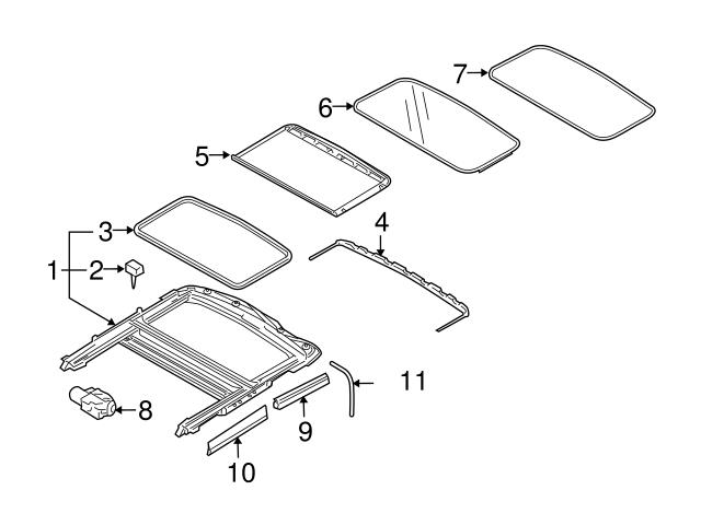 Genuine Volvo 8679148 Radiator Support Air Deflector - Volvo