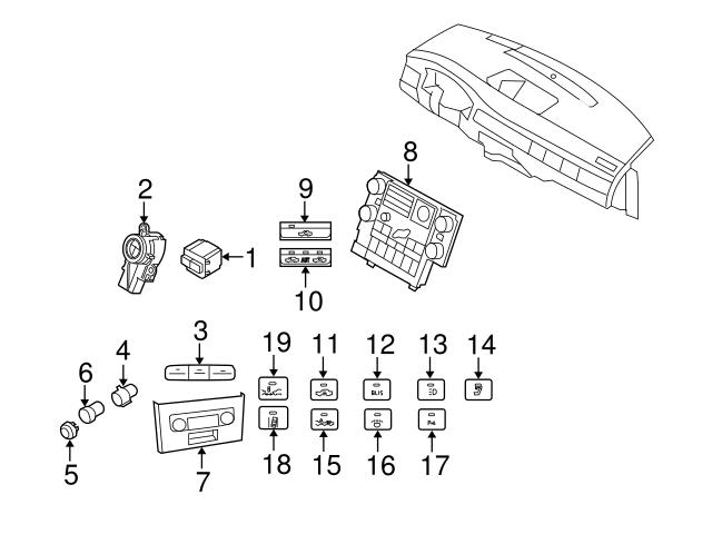 Genuine Volvo 8685461 Cigarette Lighter Element; Front - Volvo