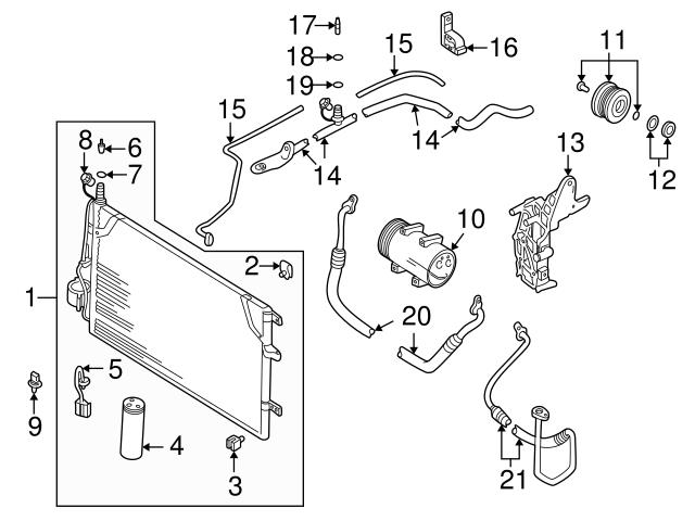 Genuine Volvo 8687567 A/C Refrigerant Discharge Hose - Volvo