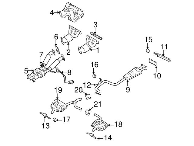 Genuine Volvo 8692165 Exhaust Pipe to Manifold Gasket - Volvo
