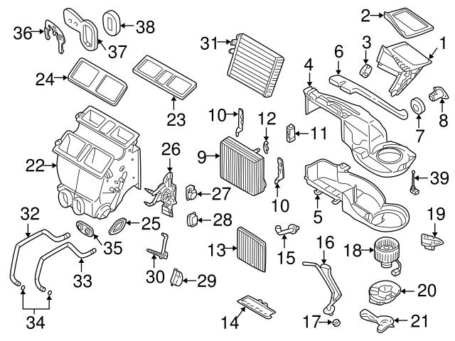 Genuine Volvo 8693262 Blower Motor Relay; Front - Volvo
