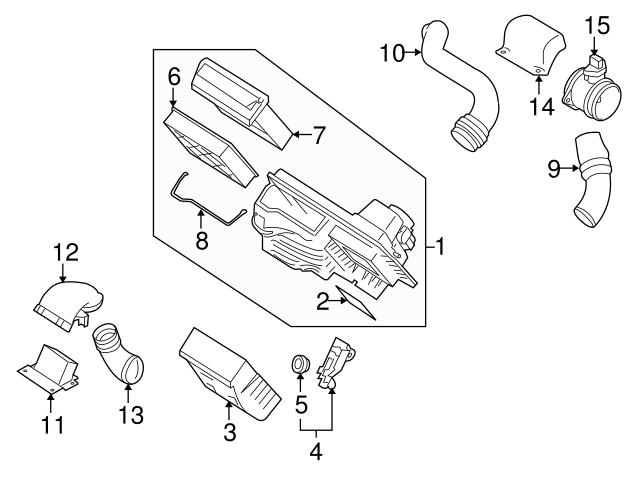Genuine Volvo 8694606 Air Filter & Housing Assembly - Volvo