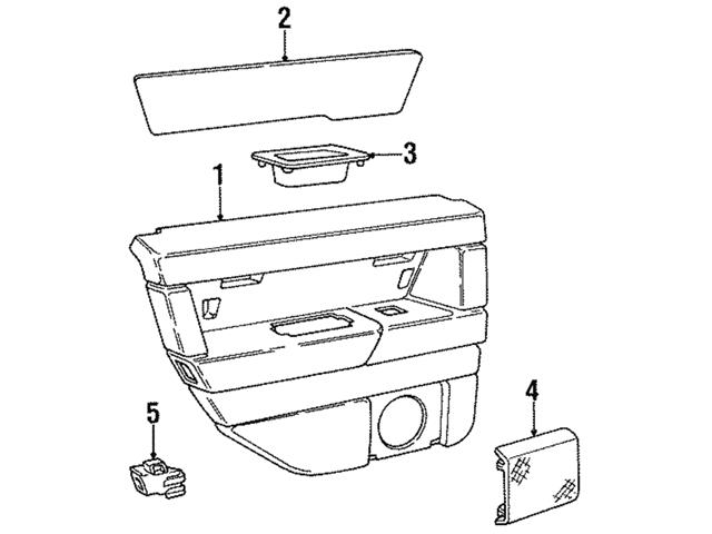 Genuine Volvo 9133350 Courtesy Light; Left - Volvo