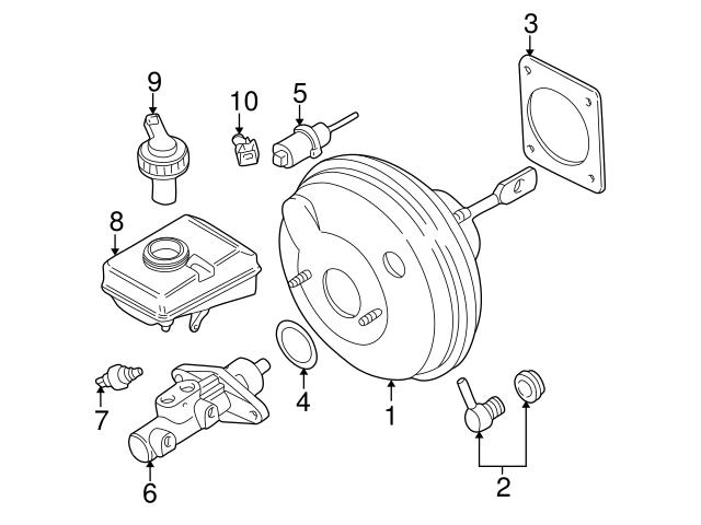 Brake Master Cylinders for Volvo C70 - ATE, Genuine Volvo