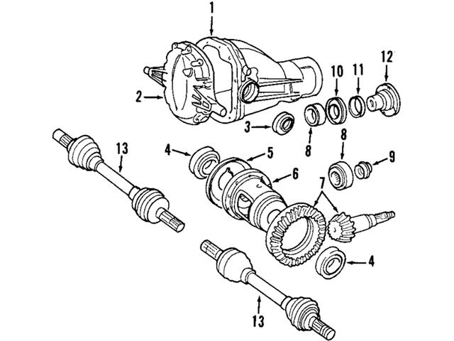 Genuine Volvo 9183944 Drive Shaft Pinion Yoke - Volvo