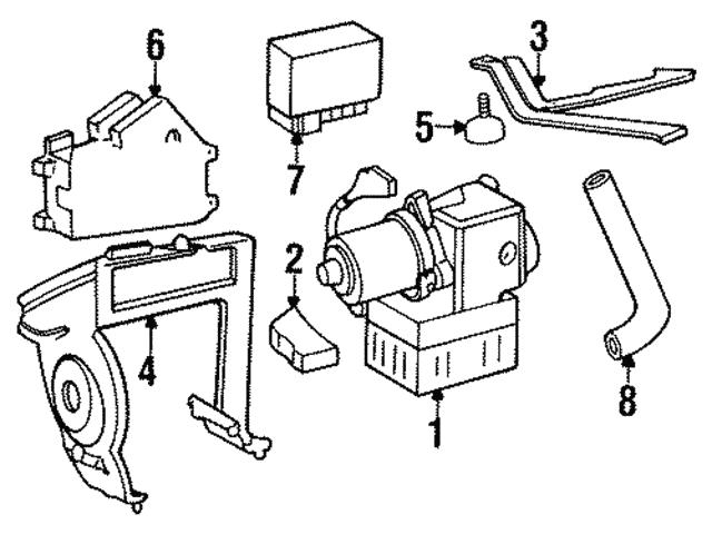 Genuine Volvo 9401542 ABS Control Module - Volvo