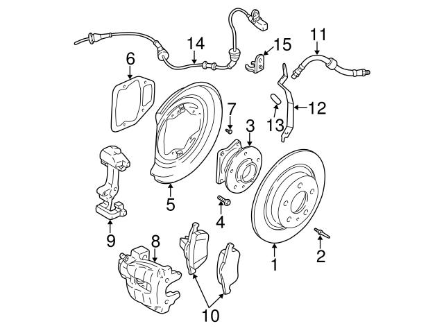 Genuine Volvo 9434183 Brake Dust Shield; Left, Right - Volvo
