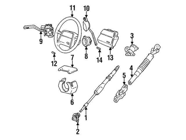 Genuine Volvo 9447805 Ignition Switch - Volvo