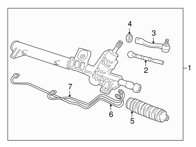 Genuine Volvo 9461279 Rack & Pinion Complete Unit - Volvo