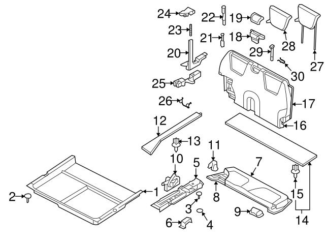Genuine Volvo 9478002 Folding Seat Latch Release Handle - Volvo