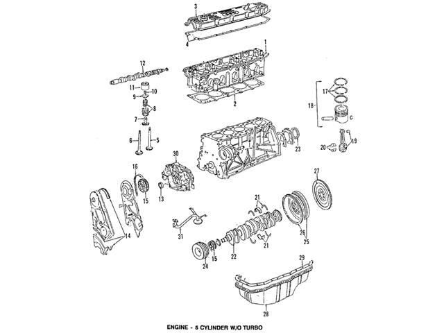 Genuine VW/Audi 034105263A Crankshaft Sprocket/Gear SKU: 1008571-VW ...