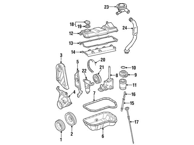 Genuine VW/Audi 037105255A Crankshaft Pulley - VW | VW037105255A