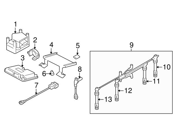 Genuine VW/Audi 038907319 Crankshaft Position Sensor - VW | VW038907319