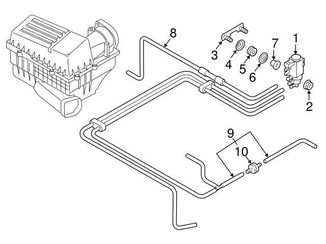 Genuine VW/Audi 03L131055C Vacuum Hose/Line - VW | VW03L131055C