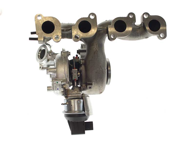 Genuine VW/Audi 03L253056X Turbocharger with Exhaust Manifold - Audi ...