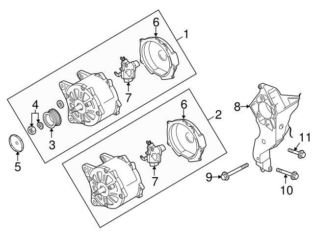 Genuine VW/Audi 03L903803C Voltage Regulator - Audi, VW | 059903803M ...