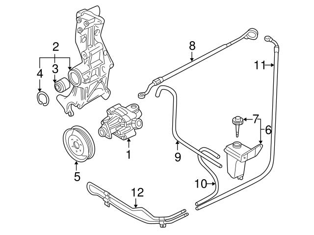 Genuine VW/Audi 058145255E Power Steering Pump Pulley - Audi, VW ...