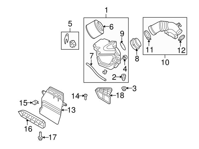 Genuine VW/Audi 059130329 Vacuum Hose/Line - Audi | 059198998B ...