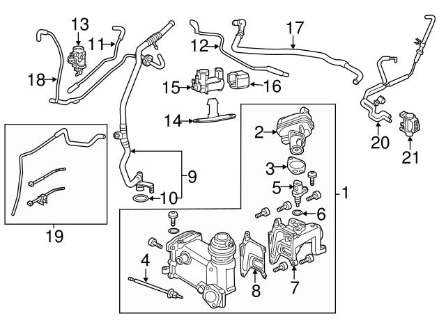 Genuine Audi 059131051DJ Vacuum Hose/Line - Audi, VW | 059131051CT ...