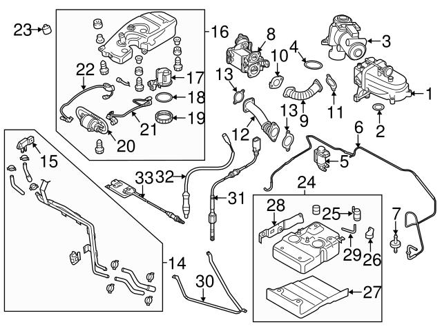 Genuine VW/Audi 059906088AP EGR Valve Temperature Sensor - Audi, VW ...