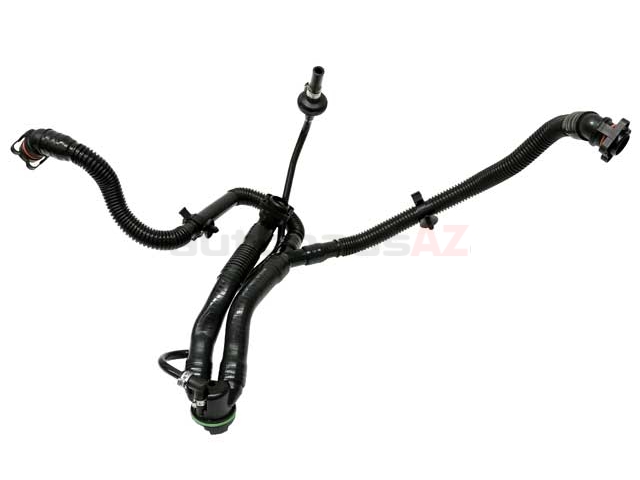 Genuine Audi 06E103217H Crankcase Breather Hose; Vent Hose Assembly (4 ...