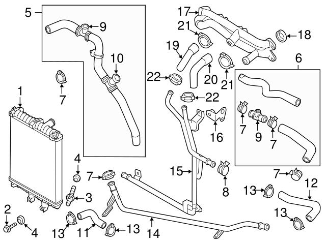 Genuine VW/Audi 06E121083H Coolant Pipe - Audi | AU06E121083H