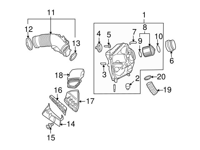 Genuine VW/Audi 06E129629P Air Intake Hose - Audi | 06E129629M AU06E129629P
