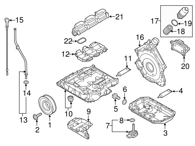 Genuine VW/Audi 06E133109AT Intake Manifold; Left - Audi | 06E133109AN ...