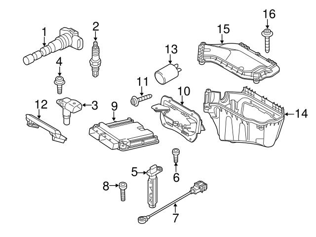 Genuine VW/Audi 06E905377K Ignition Knock (Detonation) Sensor; Right ...