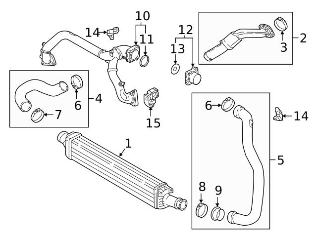 Genuine VW/Audi 06E906051AC Turbocharger Boost Sensor - Audi ...